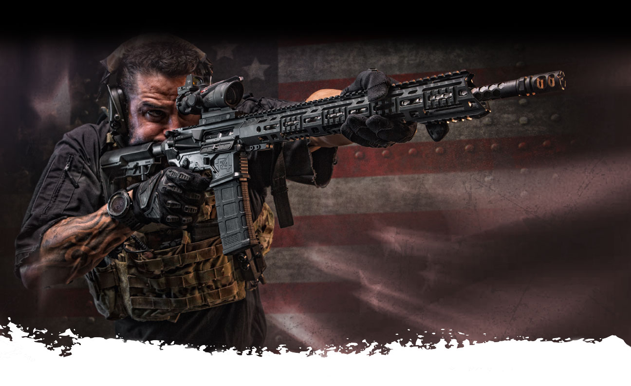 F4 Defense - AR15 Rifle Manufacturers - Small Frame AR10s + Accessories